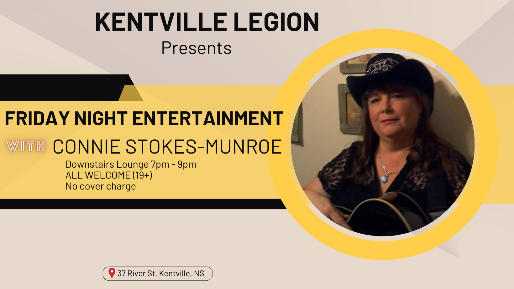 Entertainment with Connie Stokes-Munroe at Royal Canadian Legion ...