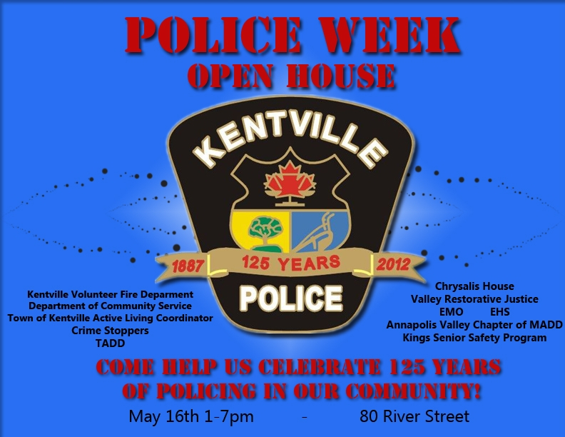 Open House at Police Department, Kentville (May 16, 2012 1pm)