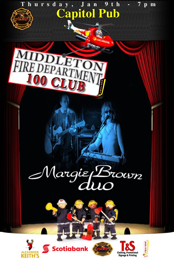 Margie Brown Duo at Capitol Pub, Middleton (January 9, 2014 7pm)