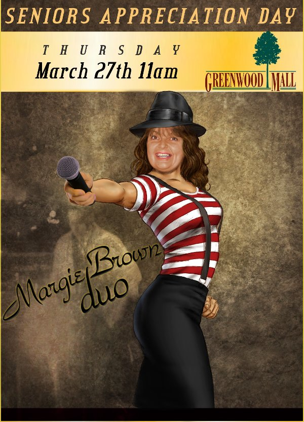 Margie Brown Duo at Greenwood Mall, Greenwood (March 27, 2014 11am)