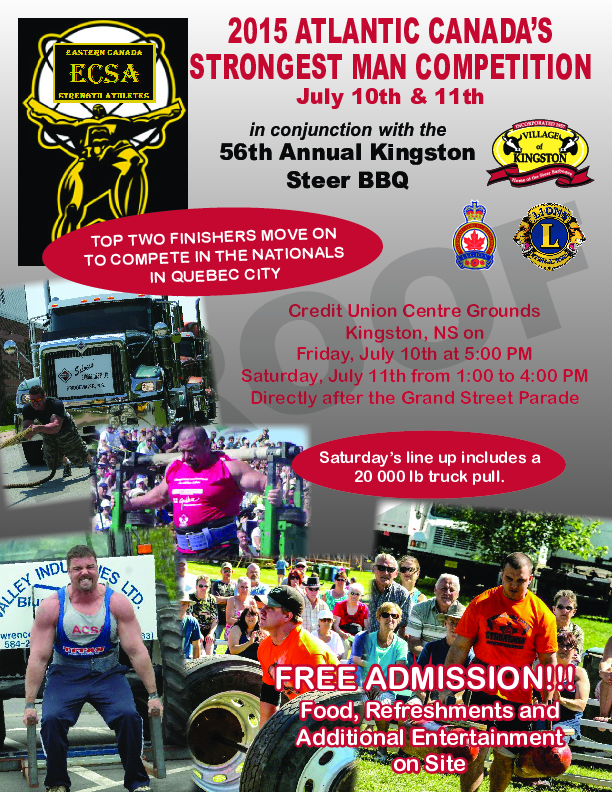 Atlantic Canada's Strongest Man Competition at Credit Union Centre ...