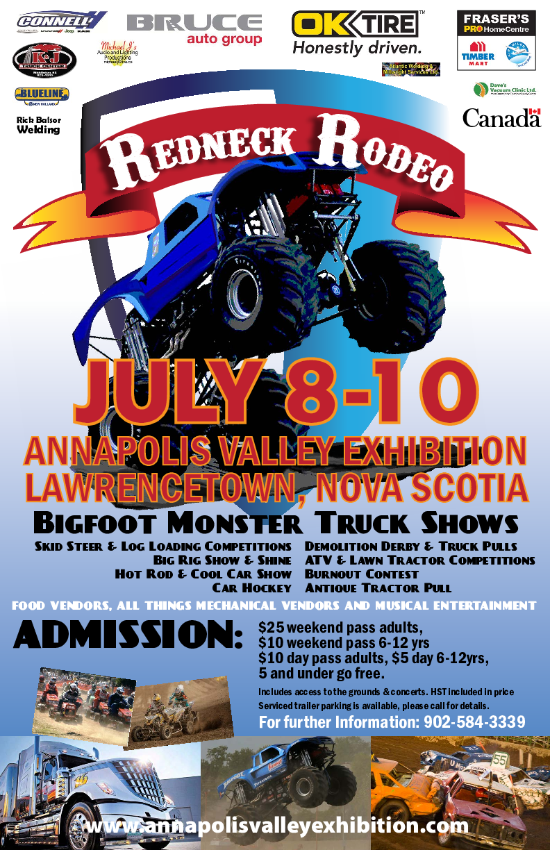 Redneck Rodeo at Annapolis Valley Exhibition, Lawrencetown (July 8 ...