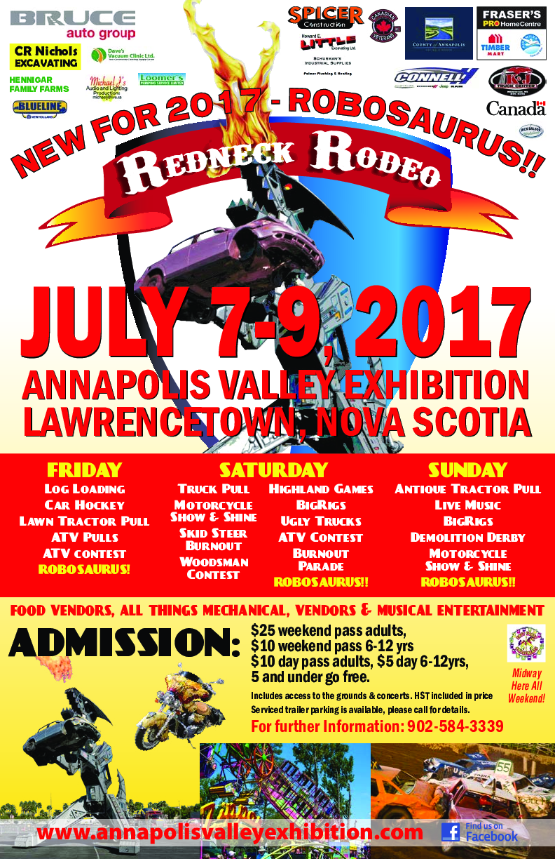 Redneck Rodeo at Annapolis Valley Exhibition, Lawrencetown (July 9 ...