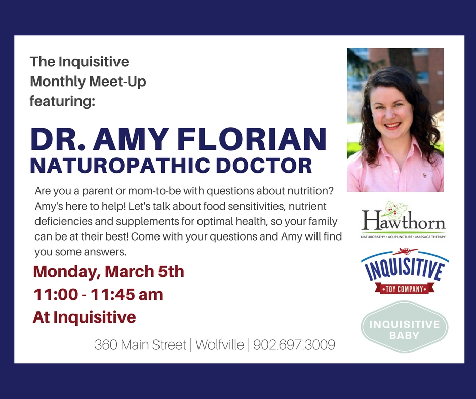 Inquisitive Monthly Meet Up with Dr. Amy Florian at Inquisitive Toy ...