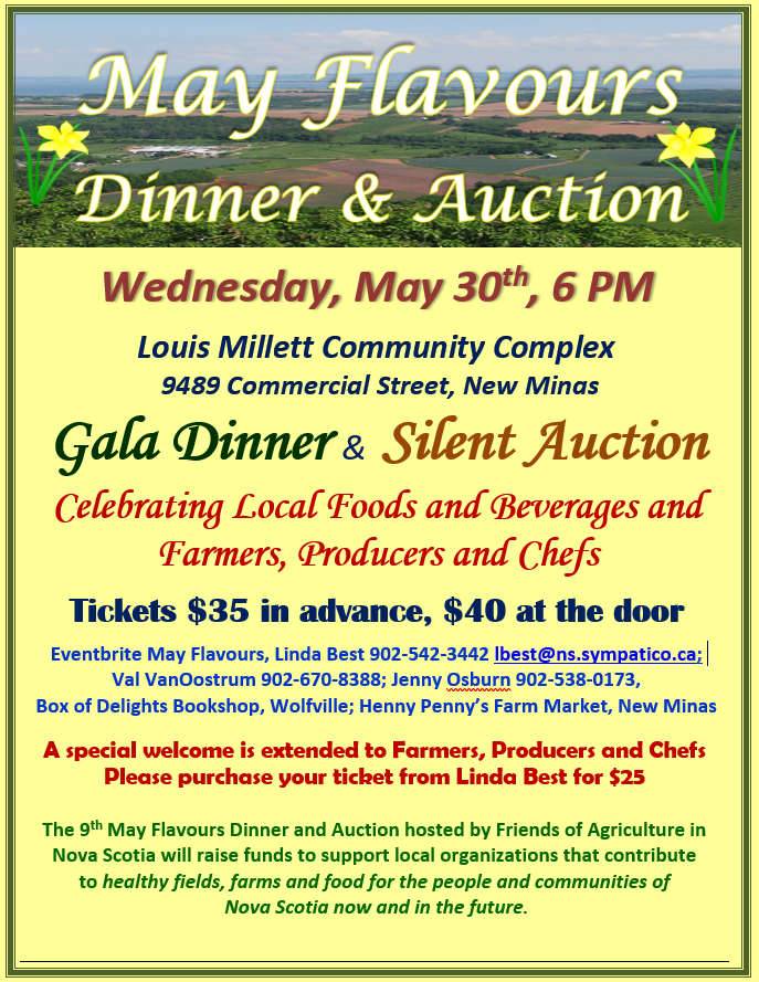 May Flavours Dinner and Auction at Louis Millett Community Complex, New ...