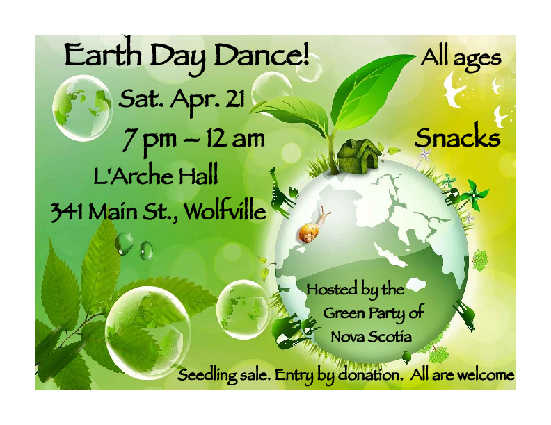 All Ages Earth Day Dance at L'Arche Homefires, Wolfville (April 21 ...