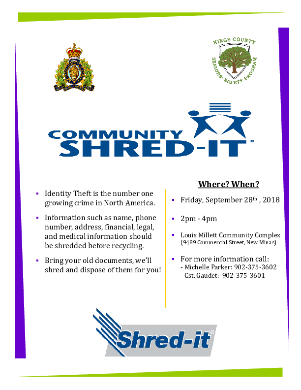 Community Shred at Louis Millett Community Complex, New Minas ...