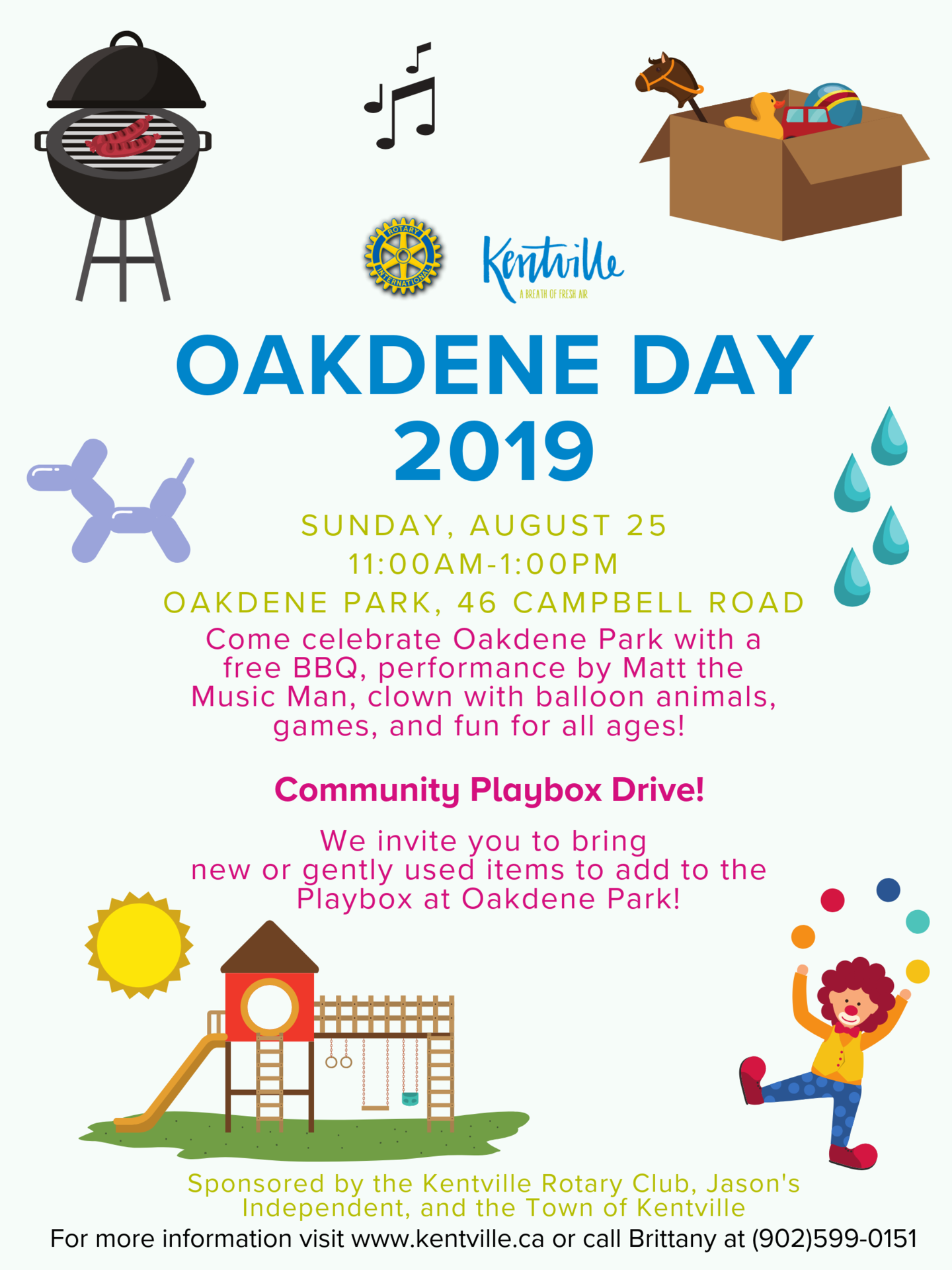 Oakdene Day at Oakdene Park, Kentville (August 25, 2019 11am)