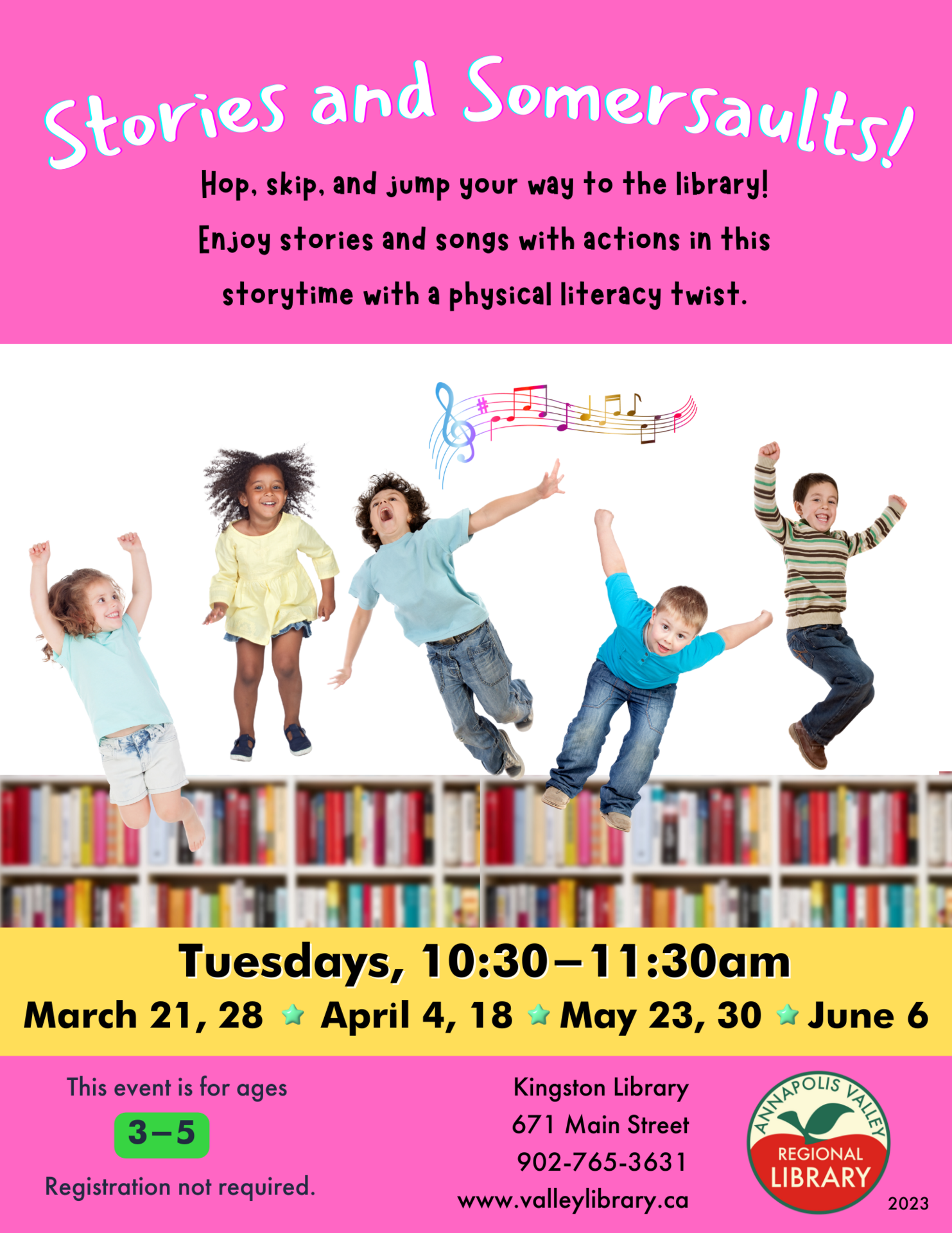 Stories and Somersaults! at Kingston Library, Kingston (May 30, 2023 10 ...