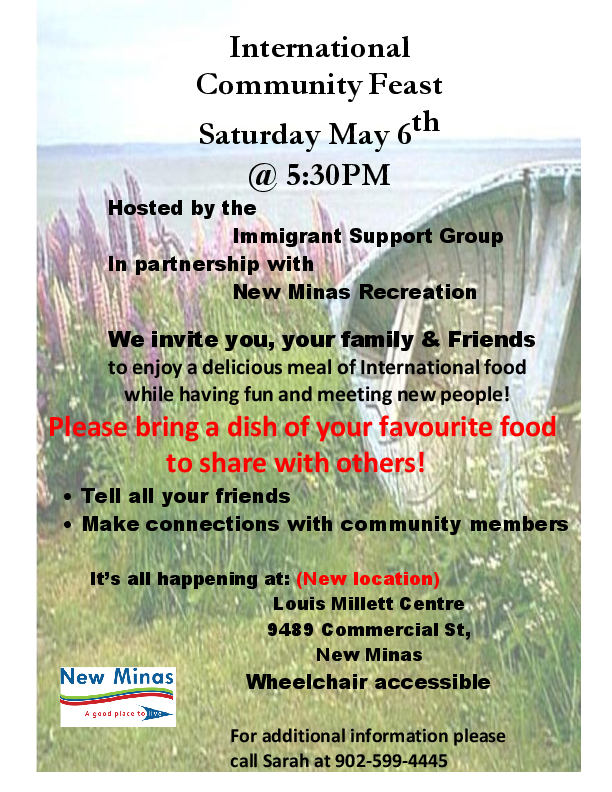 International Pot Luck Dinner at Louis Millett Community Complex, New ...