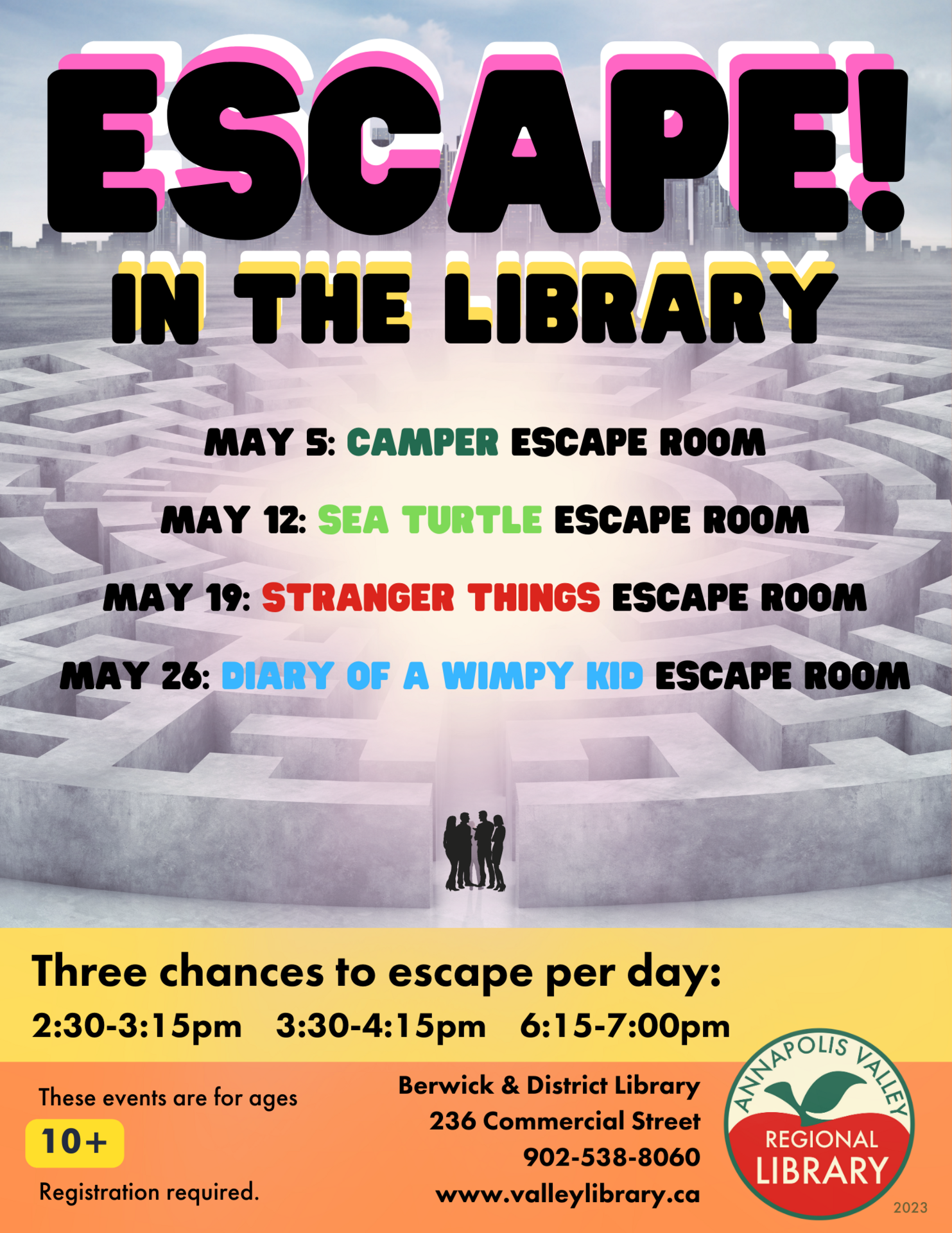 Camper Escape Room at Berwick and District Library, Berwick (May 5 ...