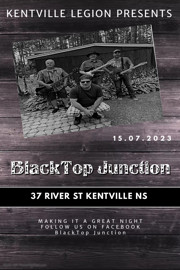 Adult Dance: Blacktop Junction at Royal Canadian Legion, Kentville ...