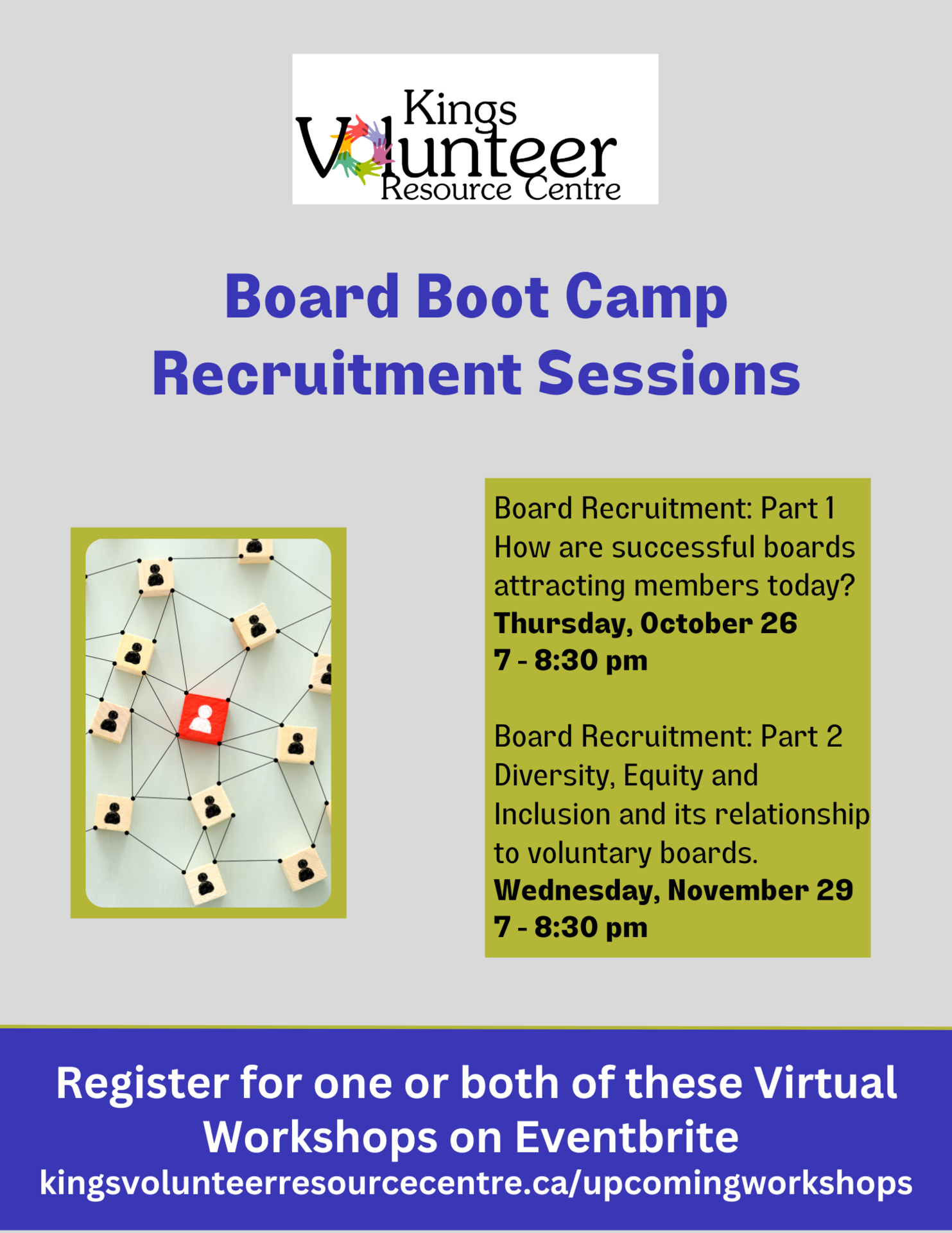 Board Boot Camp: Recruitment at Kings Volunteer Resource Centre, New ...