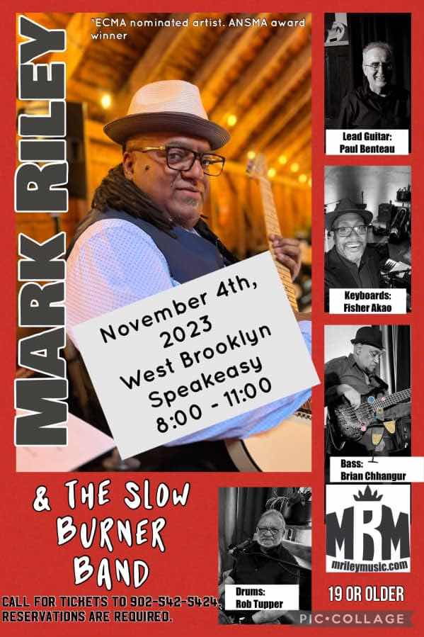 SpeakEasy: Mark Riley & the Slow Burners at Community Hall, West ...