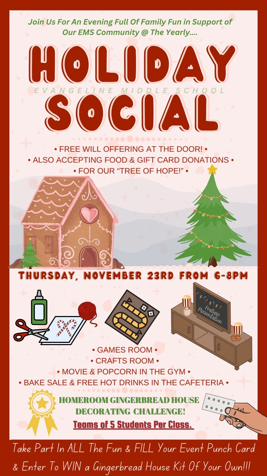 Holiday Social at Evangeline Middle School, New Minas (November 23 ...