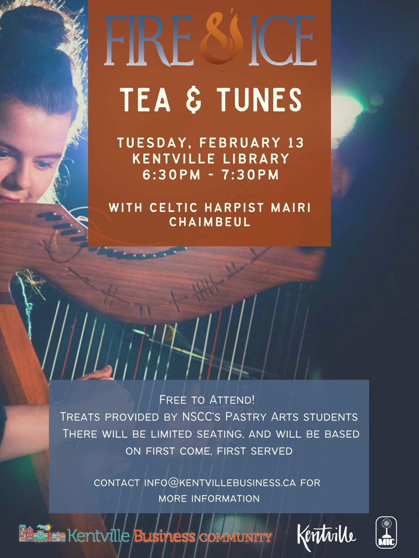 Fire & Ice Tea & Tunes at Kentville Library, Kentville (February 13 ...