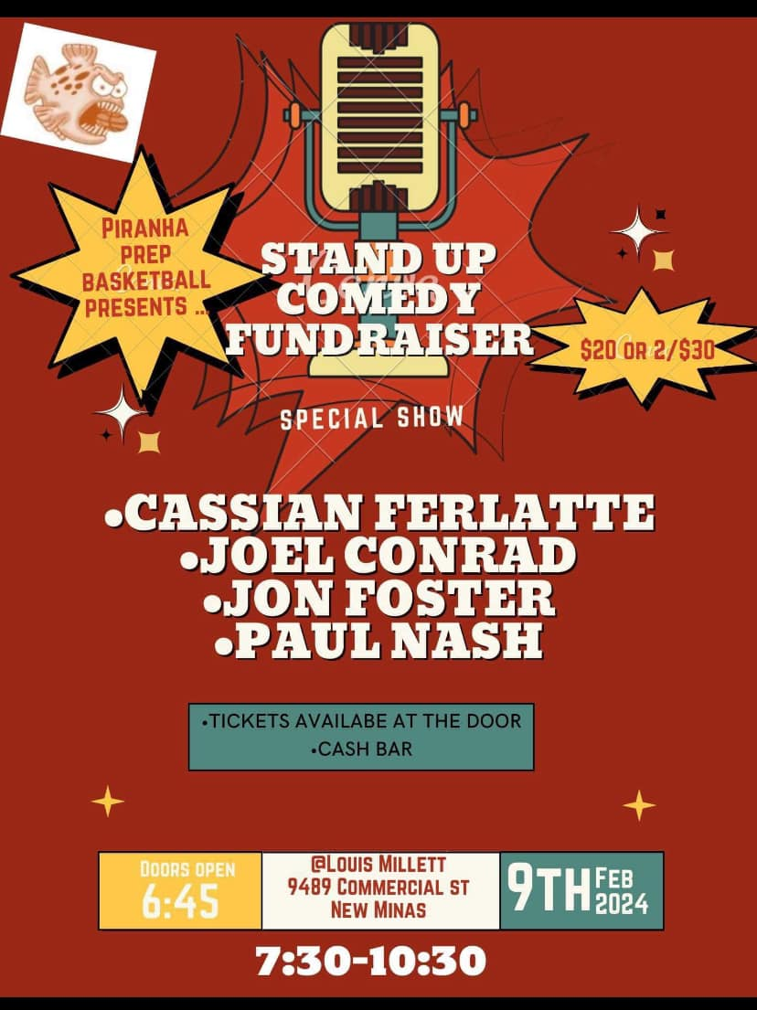 Comedy Night at Louis Millett Community Complex, New Minas (February 9 ...