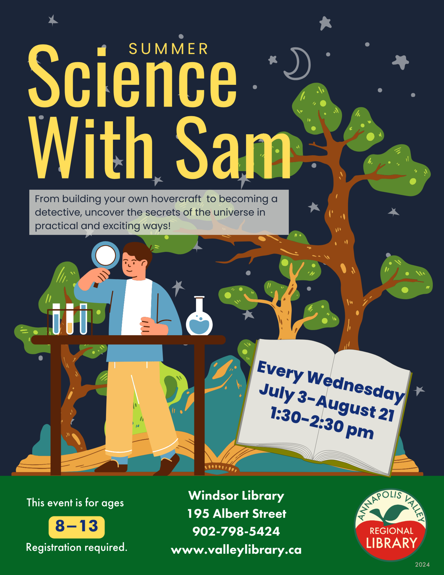Science with Sam at Windsor Regional Library, Windsor (July 31, 2024 1 ...