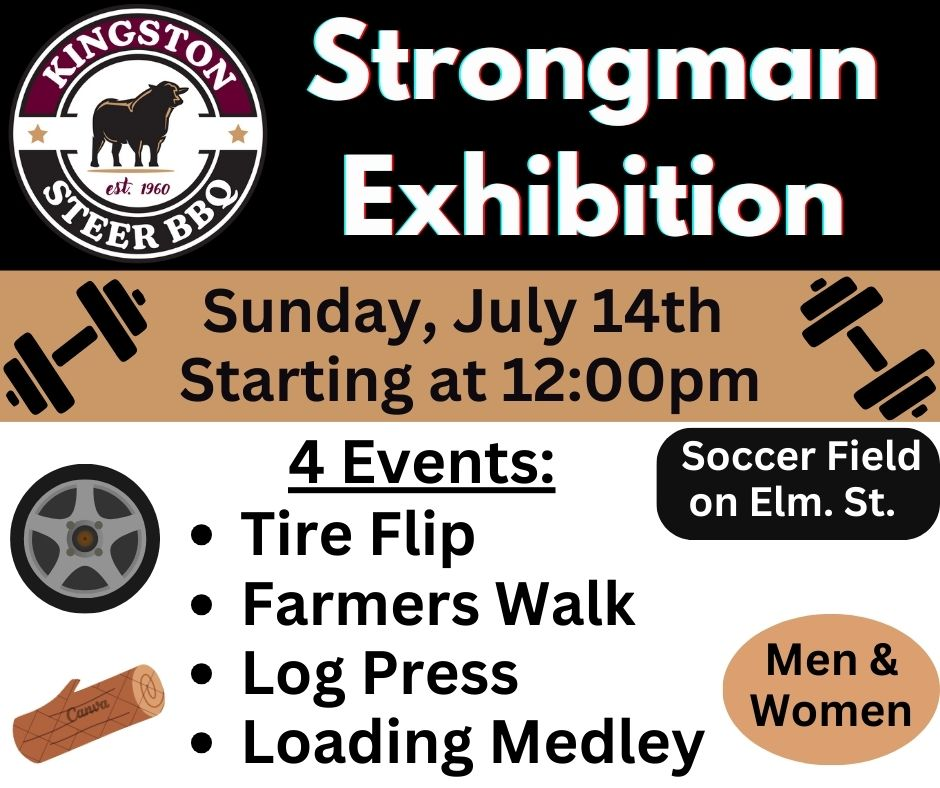 Strongman Exhibition at Credit Union Centre, Kingston (July 14, 2024 12pm)