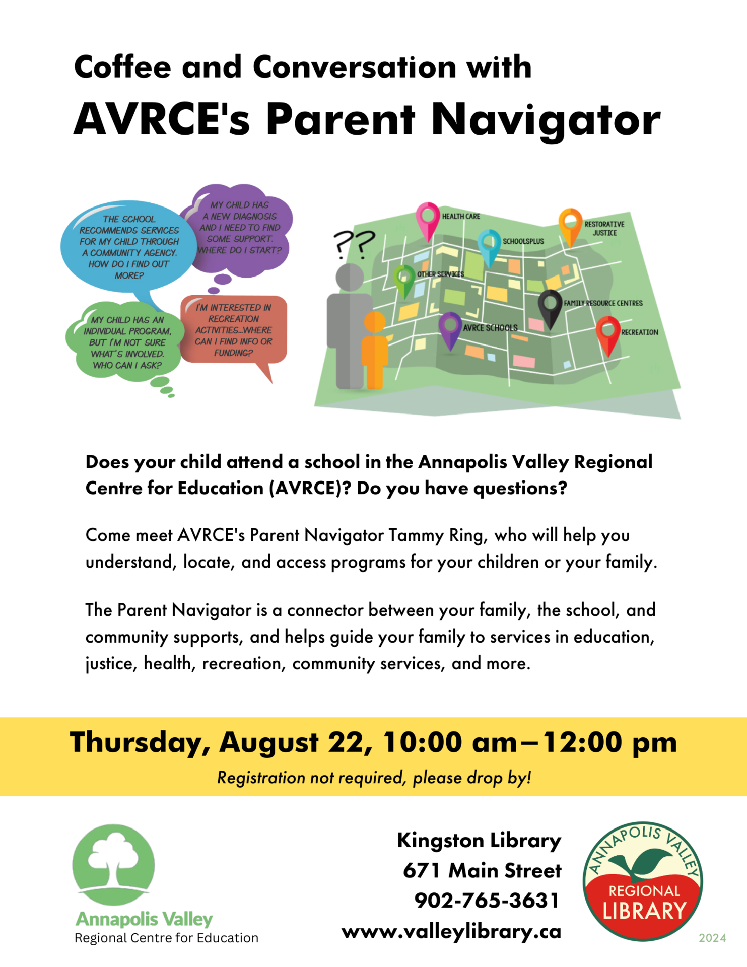 Coffee and Conversation with AVRCE's Parent Navigator at Kingston ...
